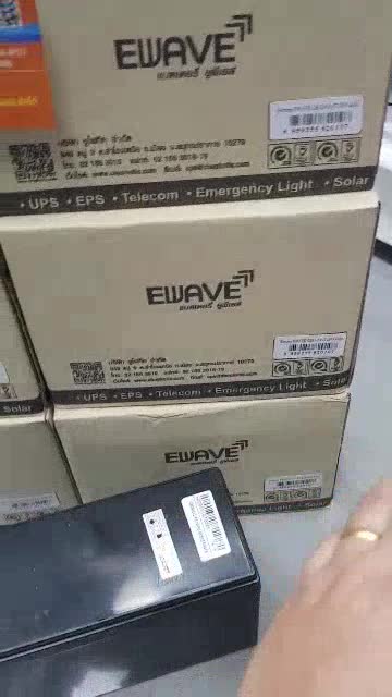 Battery Ewave By Chuphotic ของเเท้ แบตเตอรี่ สำรองไฟ UPS รุ่น GB12-9.6 ...