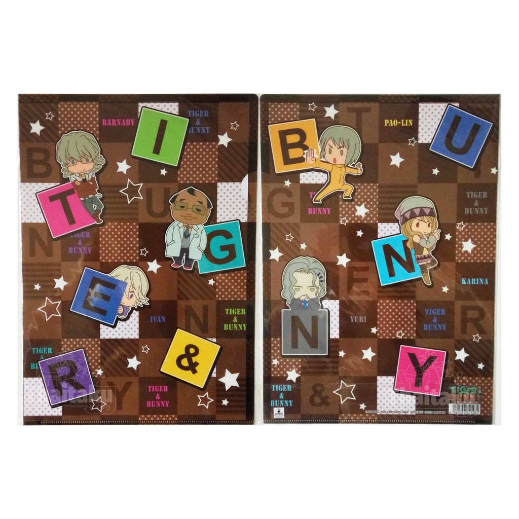 Tiger & Bunny (Taibani) - LOT JP - Barnaby Karina & Others - แฟ้มอนิเมะ ...