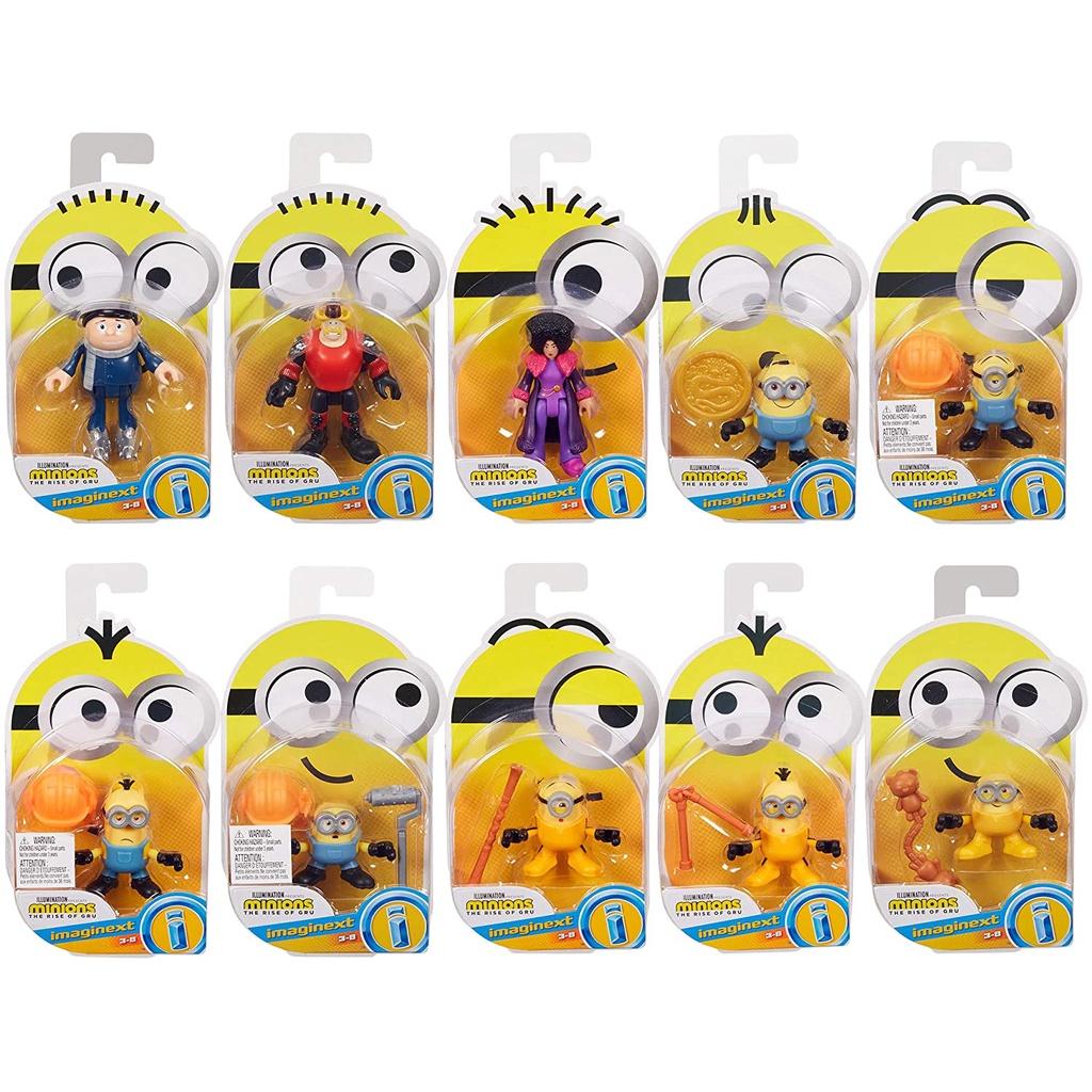 Mattel Minions Figure 1pc ตุ๊กตามินเนี่ยน ฟิกเกอร์ ขนาดเล็ก 1ชิ้น คละ ...