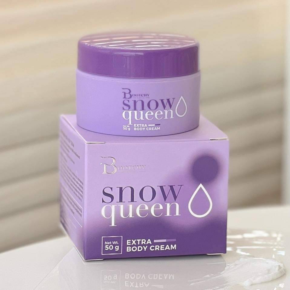 แพ็คเกจใหม่ Bootchy White Snow Queen Extra Body Cream 50g. บูชชี่ไวท์ ส ...