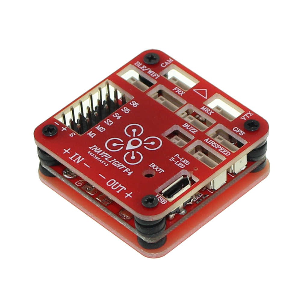 บอร์ดINAV F4 Flight Controller ในตัว OSD และแบตเตอรี่แรงดันไฟฟ้า ...