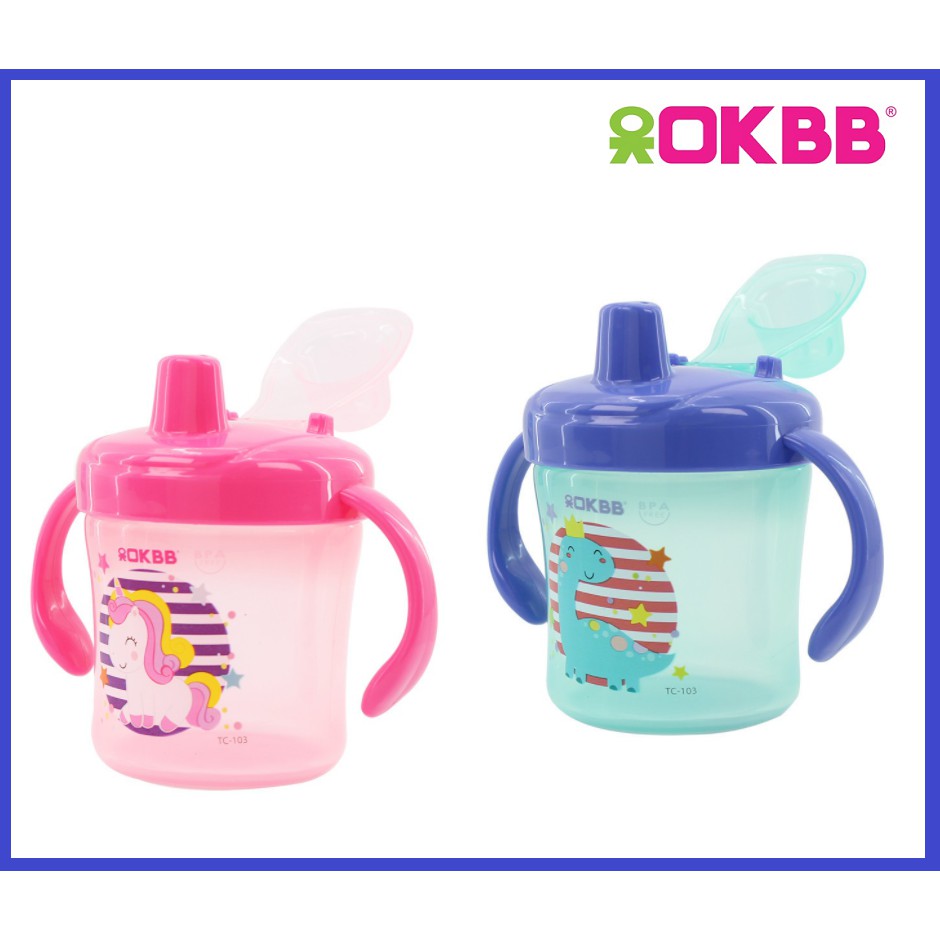 ถ้วยน้ําดื่ม OKBB พร้อมฝาปิด TC103 | Shopee Thailand