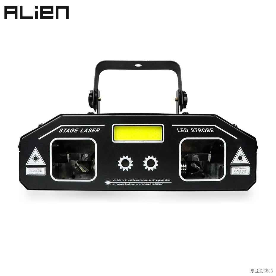 ALIEN 3 IN 1 DJ Disco Laser Beam Scanner Patterns Star Strobe Light ...