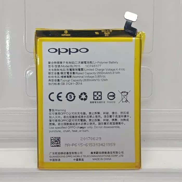 แบตเตอรี่ Oppo A37 BLP615 battery LP615 รับประกัน 3 เดือน แบต Oppo A37 ...