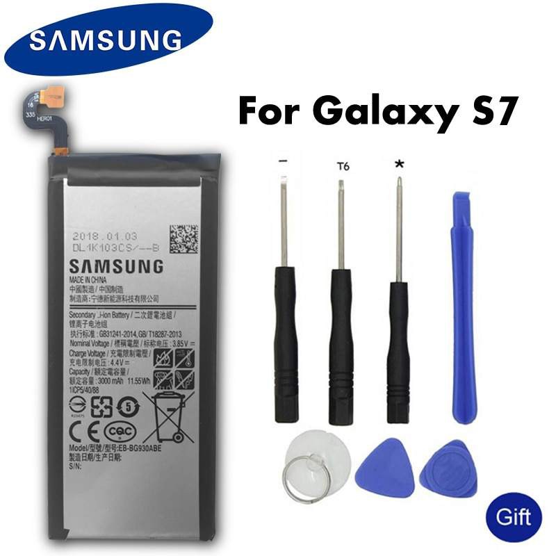 แบตเตอรี่เกรดแท้ Samsung GALAXY S7 G9300 G930F G930A G9308 SM-G9300 ...
