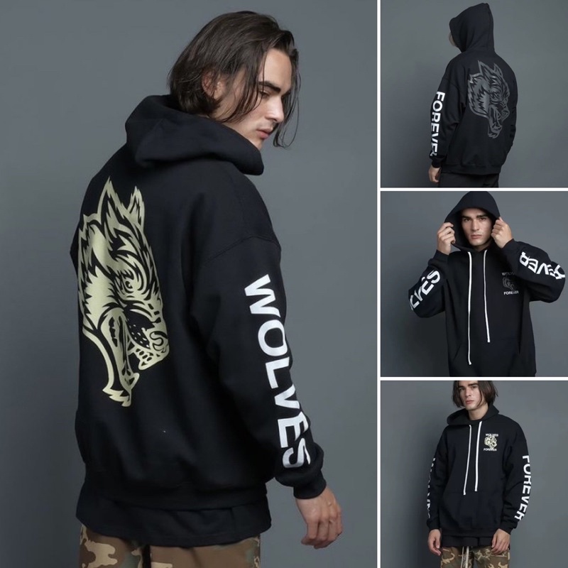 เสื้อแจ็กเก็ตยิม มีฮู้ด ลาย Darc Sport Forever Wolves สําหรับ ...