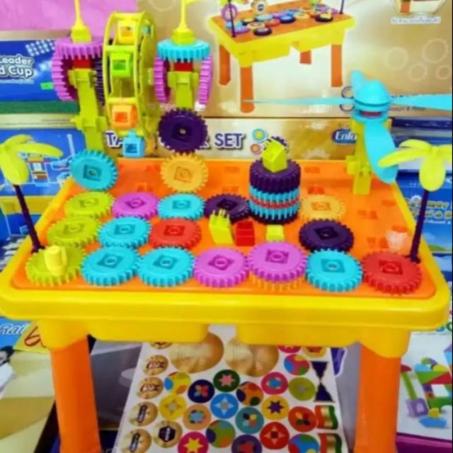 ตัวต่อเกียร์ อัจฉริยะ ชุดเฟื่อง เอนฟา โกร Table gear set | Shopee Thailand