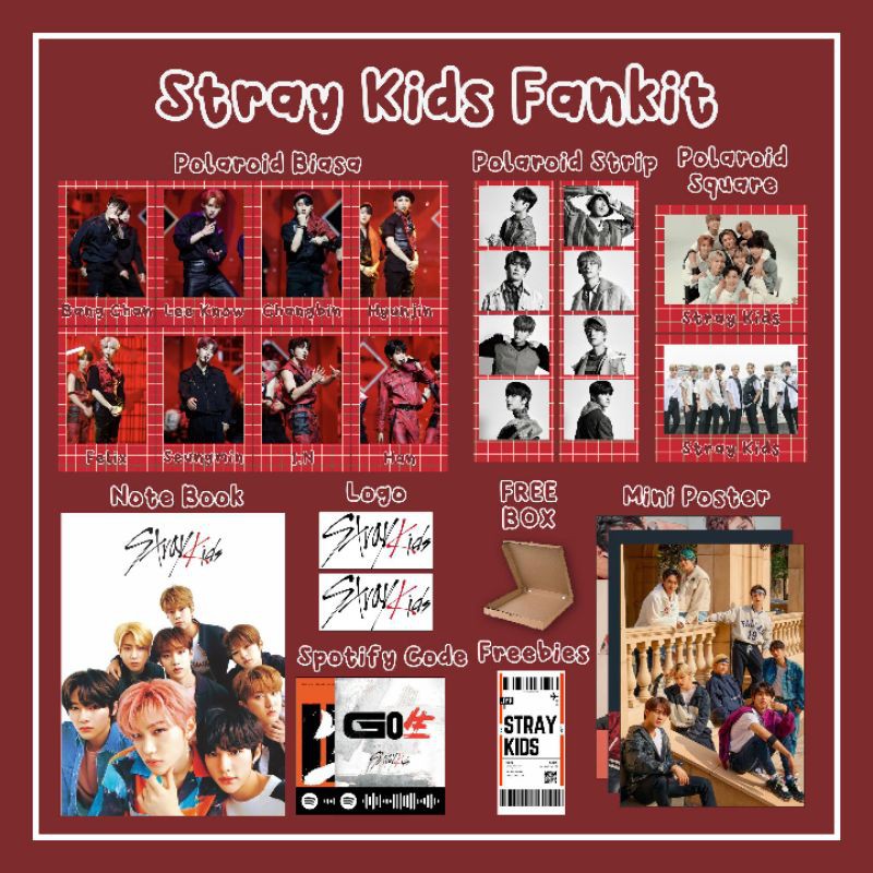 K-pop STRAY KIDS MINI FANKIT / STRAY KIDS FANKIT / STRAY KIDS SAVING ...