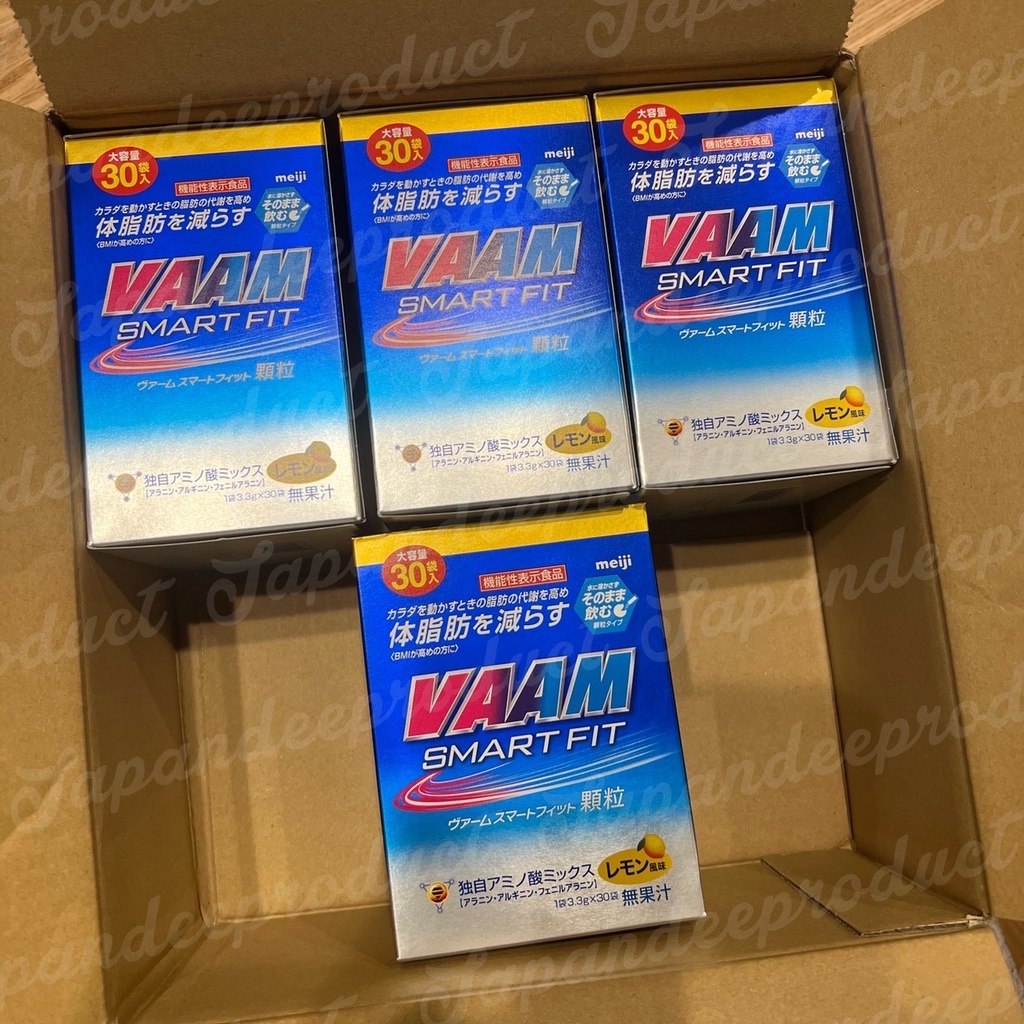 Meiji Vaam Smart Fit Powder water เมจิ แวม ผงเครื่องดื่มช่วยเพิ่มการเผา ...