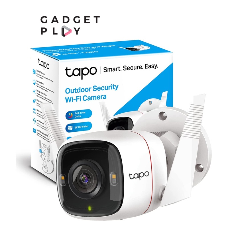 ⚡️กล้องวงจรปิดไร้สาย⚡️ TP-LINK (Tapo C320WS) 2K/4MP Full Color Night ...