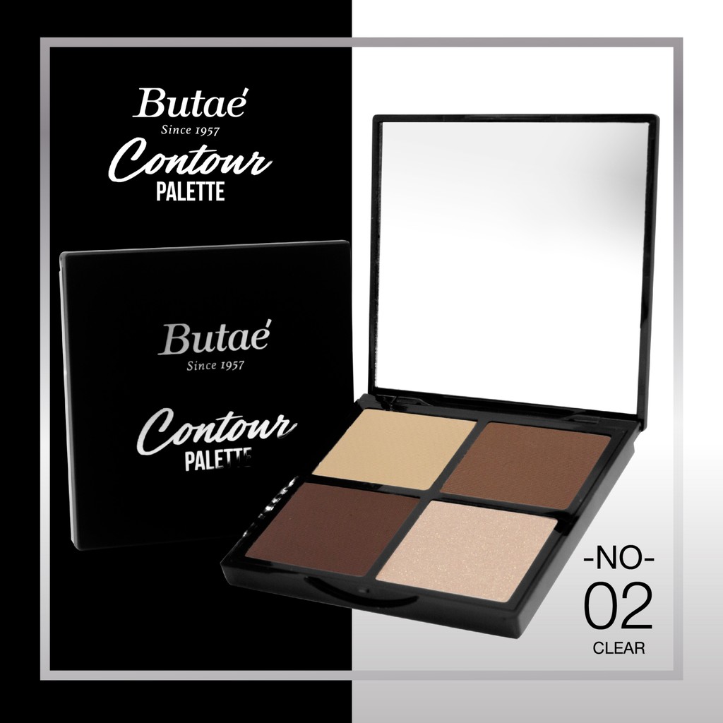 Butae Contour Palette บูเต้ คอนทัวร์พาเลท 4 เฉดสี เพิ่มมิติให้กับใบหน้า ...
