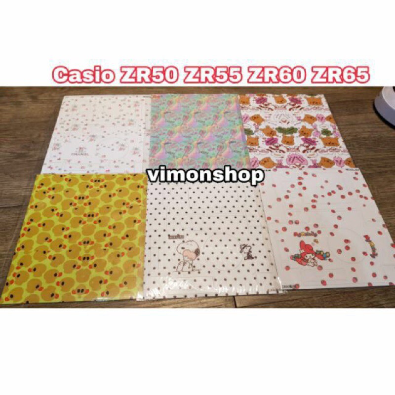 โล้ะสต้อค💥 สติ๊กเกอร์กันรอย Casio ZR50 ZR55 ZR60 ZR65 สติกเกอร์กล้อง ...