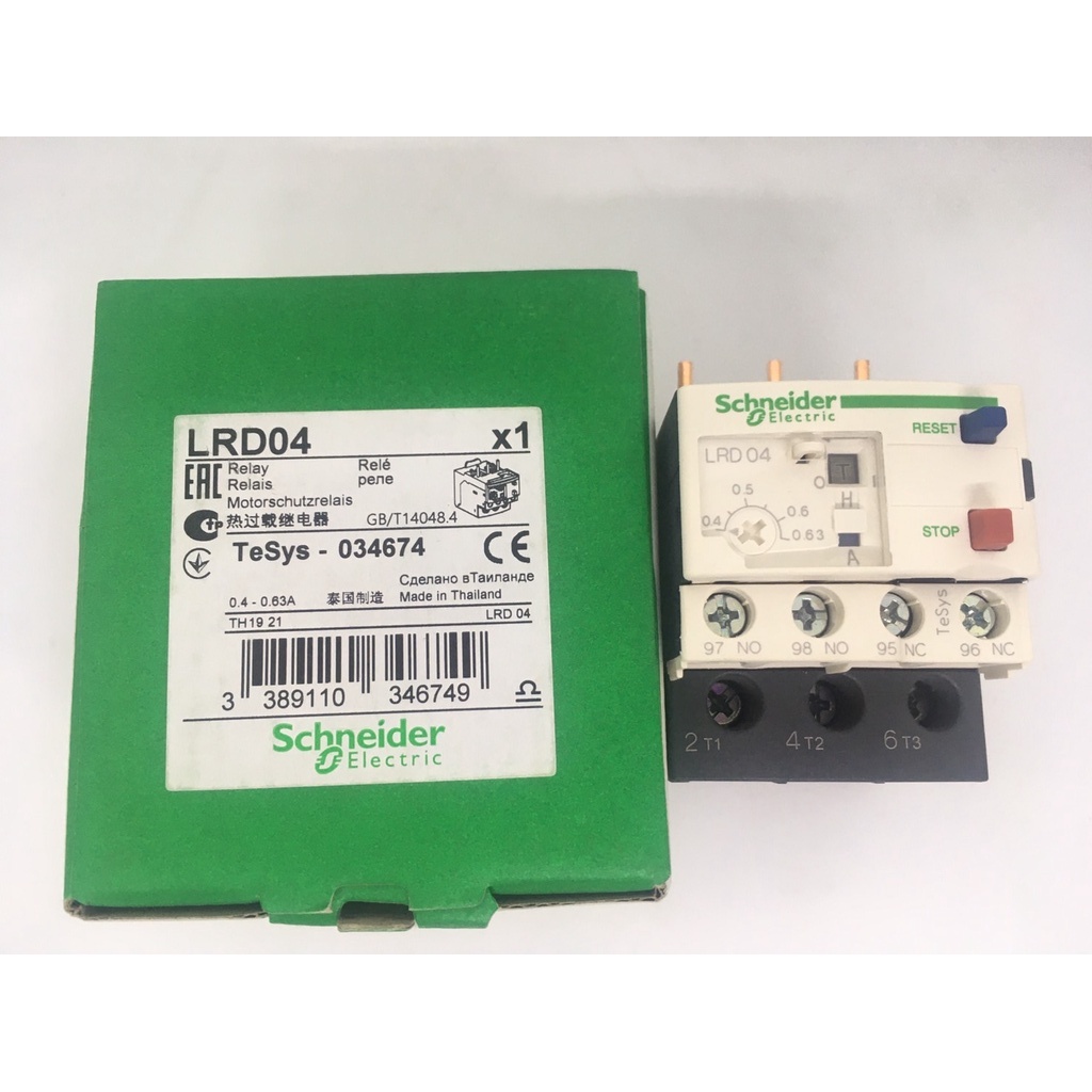 Schneider Electric โอเวอร์โหลด LRD04 LRD05 LRD07 LRD10 LRD14 LRD16 ของ ...