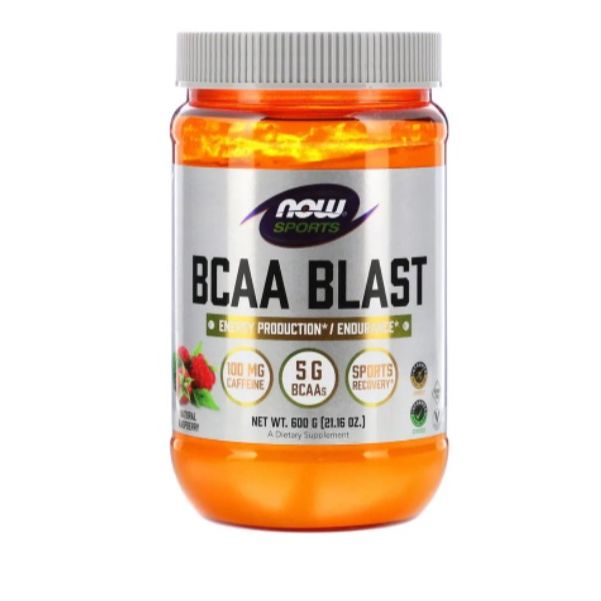 NOW Foods, Sports, BCAA Blast, Natural Raspberry, 21.16 oz (600 g ...