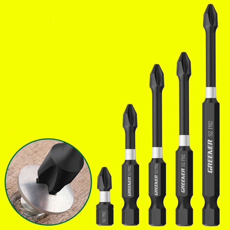 Impact PH2 Bit Tip Set Hand Tool High Hardness Magnetic Cross Phillips ...