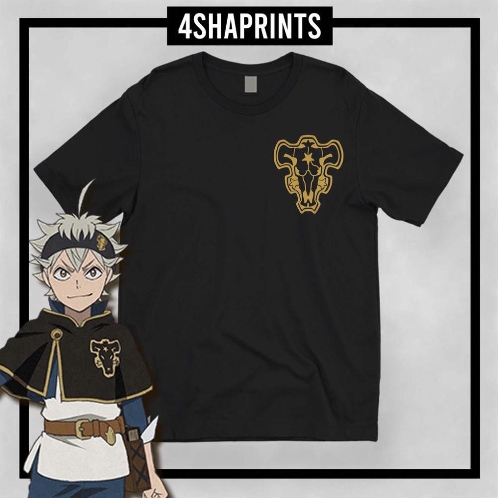 เสื้อยืดสีดํา BULL ROBE LOBO ASTA BLACK CLOVER ANIME | Shopee Thailand