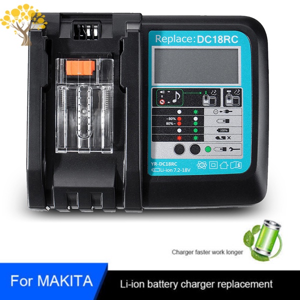Fast Charger DC18RC Digital Display 14.4V/18V 3A USB Port for Makita Replace f1LM | Shopee Thailand