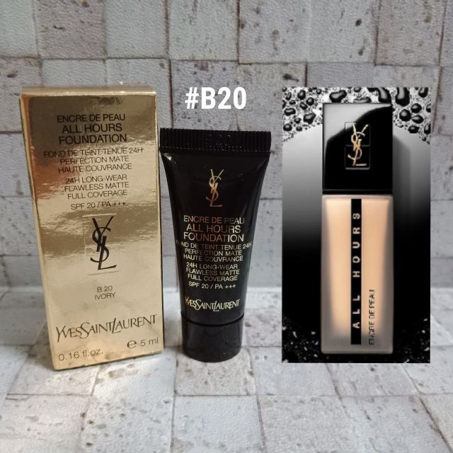 ของแท้ พร้อมส่ง - YSL All Hours Foundation 5 ml.#No box | Shopee Thailand