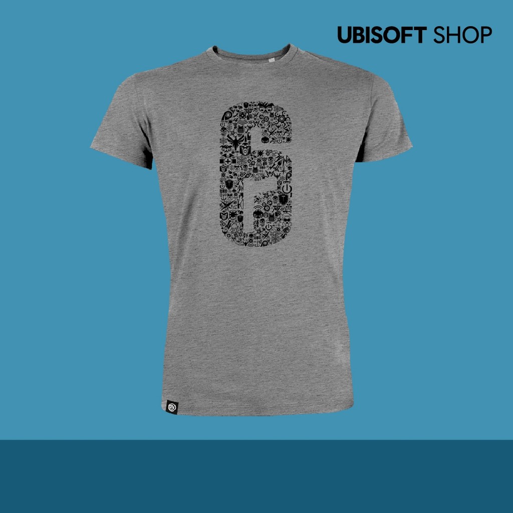 Ubisoft : Rainbow Six Siege - Classic T-Shirt (Grey) | Shopee Thailand
