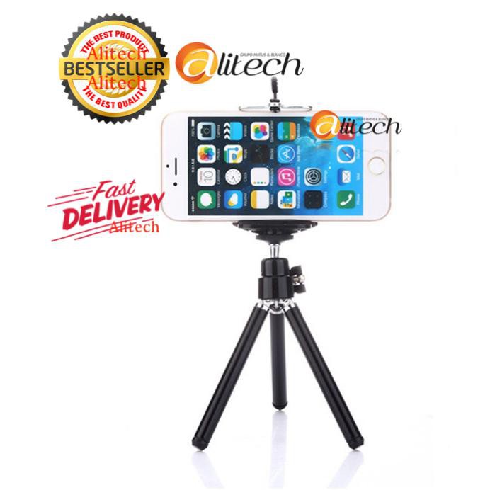 Alitech ขาตั้งกล้อง ขาตั้งโทรศัพท์ แบบ 3 ขา (Silver) | Shopee Thailand