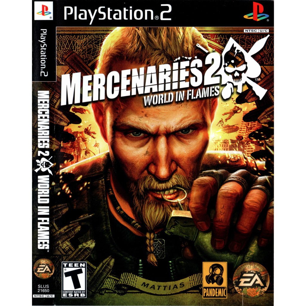 แผ่นเกมส์ Mercenaries 2 World in Flames PS2 Playstation2 คุณภาพสูง ราคา ...