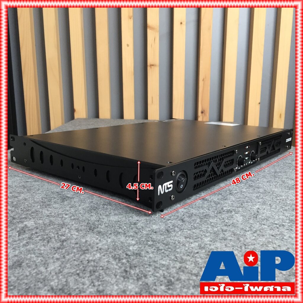 NTS D-3202 poweramp เพาเวอร์แอมป์ เครื่องขยายเสียง 480W x 2 ที่ 4 OHM D3202 D 3202 เอไอ-ไพศาล ...