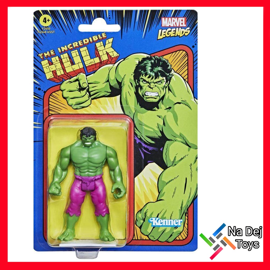 Marvel Legends Retro Hulk 3.75" Figure มาร์เวล เลเจนด์ รีโทร ฮัลค์ ขนาด ...