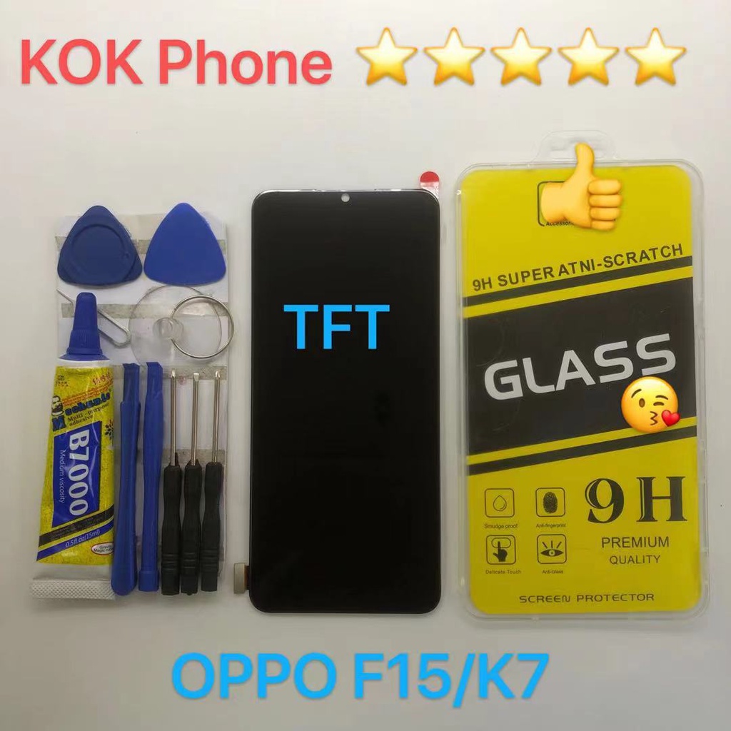 ชุดหน้าจอ Oppo F15/K7 แถมฟิล์มพร้อมชุดไขควง | Shopee Thailand