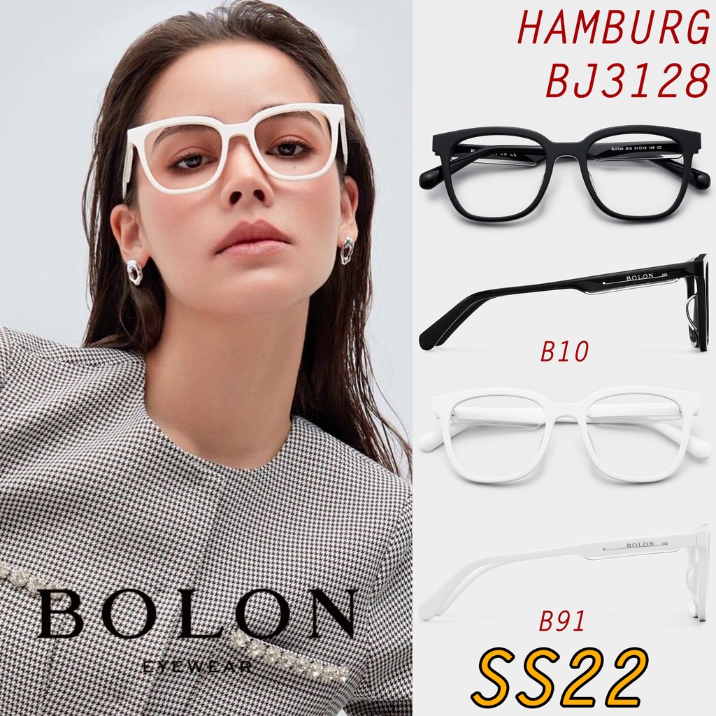 SS22 BOLON กรอบแว่นสายตา รุ่น HAMBURG BJ3128 B10 B91 [ฺAcetate] แว่นของญาญ่า | Shopee Thailand