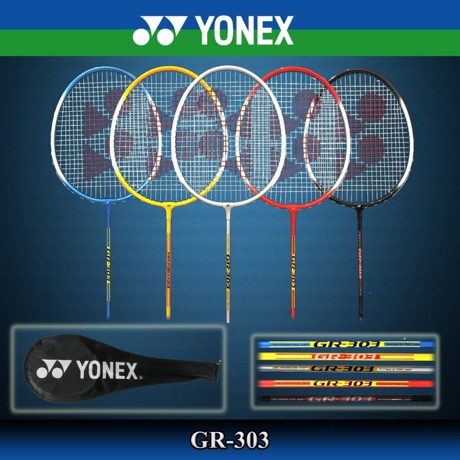 Yonex GR 303 - GR303 - HUNDADRED POWERTEK ไม้แบดมินตัน (แถมกระเป๋าไม้ ...