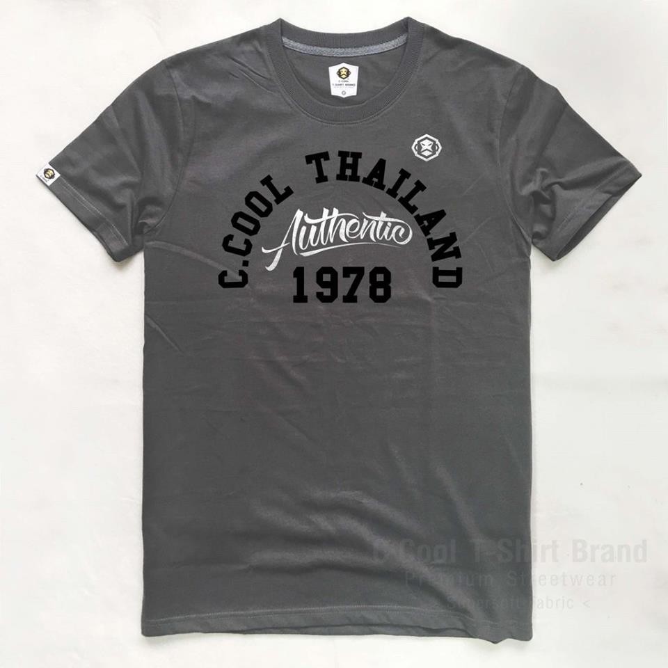 CCool เสื้อยืด สกีน Ccool TH 1978 สีเทา | Shopee Thailand