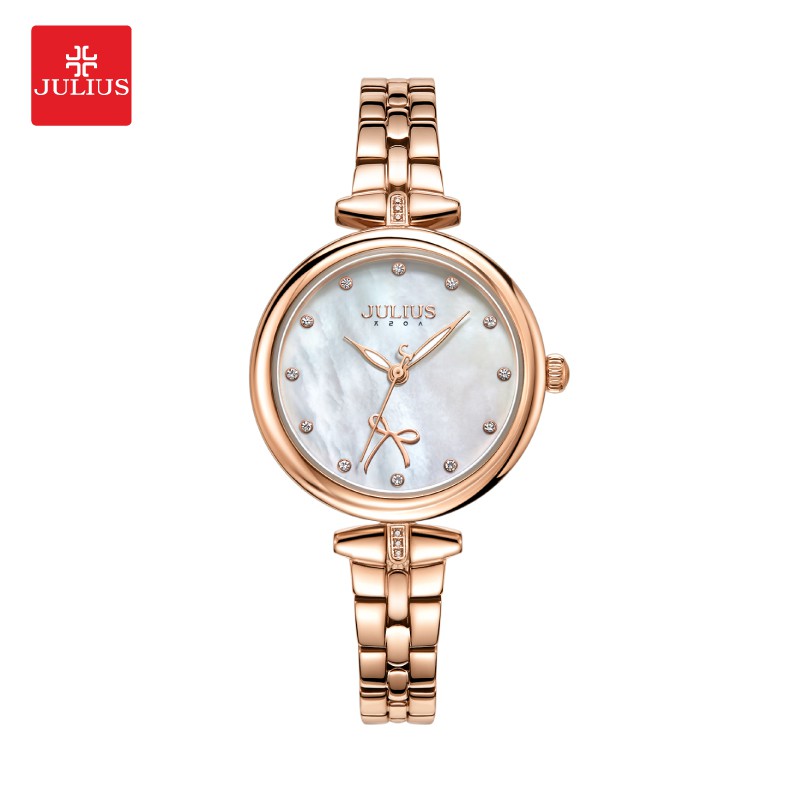 Julius นาฬิกาข้อมือผู้หญิง รุ่น JA-1310 สายสแตนเลสสตีล แบรนด์เกาหลี ...