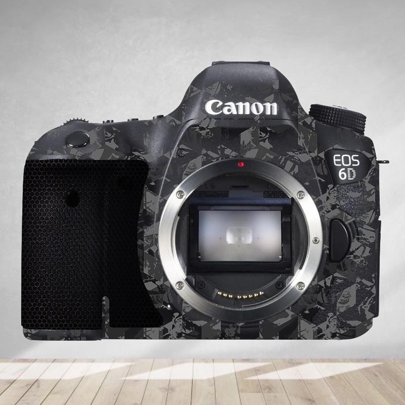 3m Camera Skin Sticker - รุ่น Urban camo สีดํา - สําหรับกล้อง Canon ...