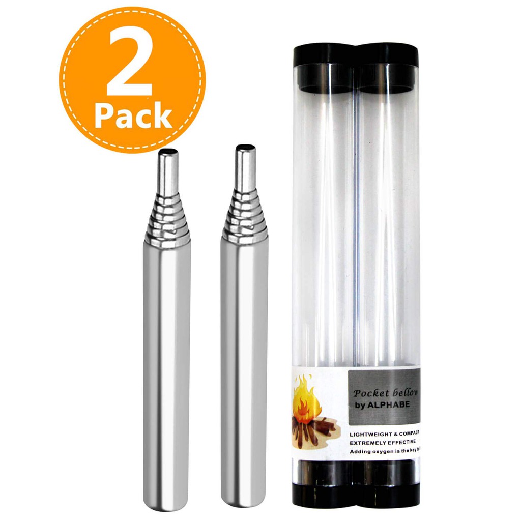 POCKET BELLOW Collapsible Fire Starter Blower Pipe Builds Campfire by ...