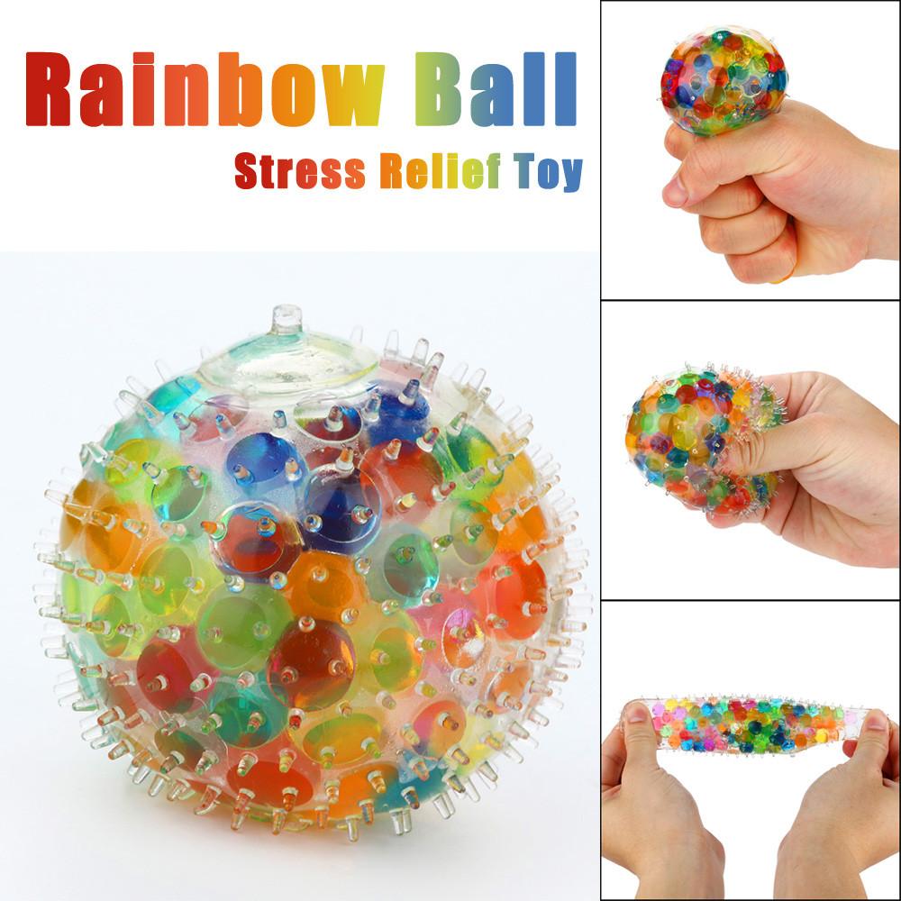 【brand new】pop it stress toy Squishy Toys fidget toys Spongy Rainbow ...