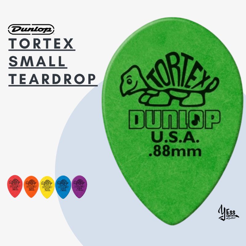 ปิ๊ก Dunlop รุ่น Tortex Small Teardrop ปิ๊ค ปิ๊กกีต้าร์ 0.5 0.6 0.73 0. ...