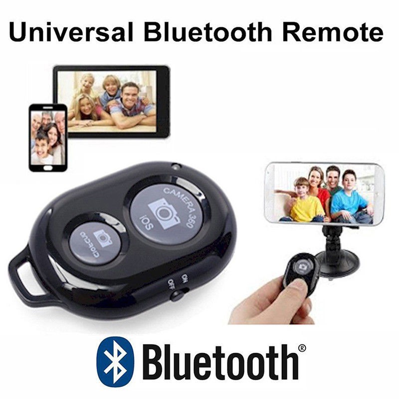 รีโมทถ่ายรูปเซลฟี Bluetooth phone camera shutter remote control ...