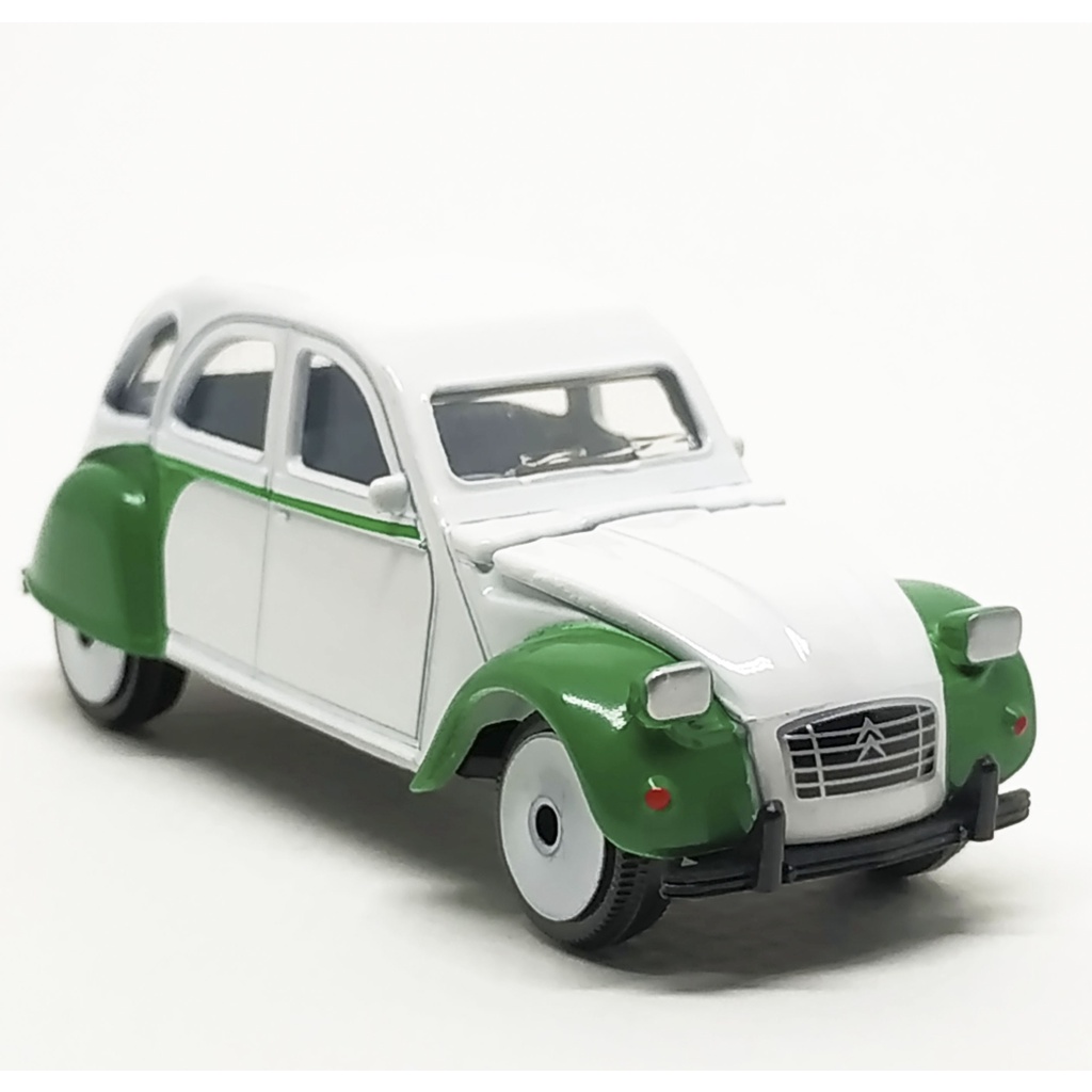 Majorette Citroen 2CV - White/Green Color /Wheels VIN /scale 1/64 (3 ...