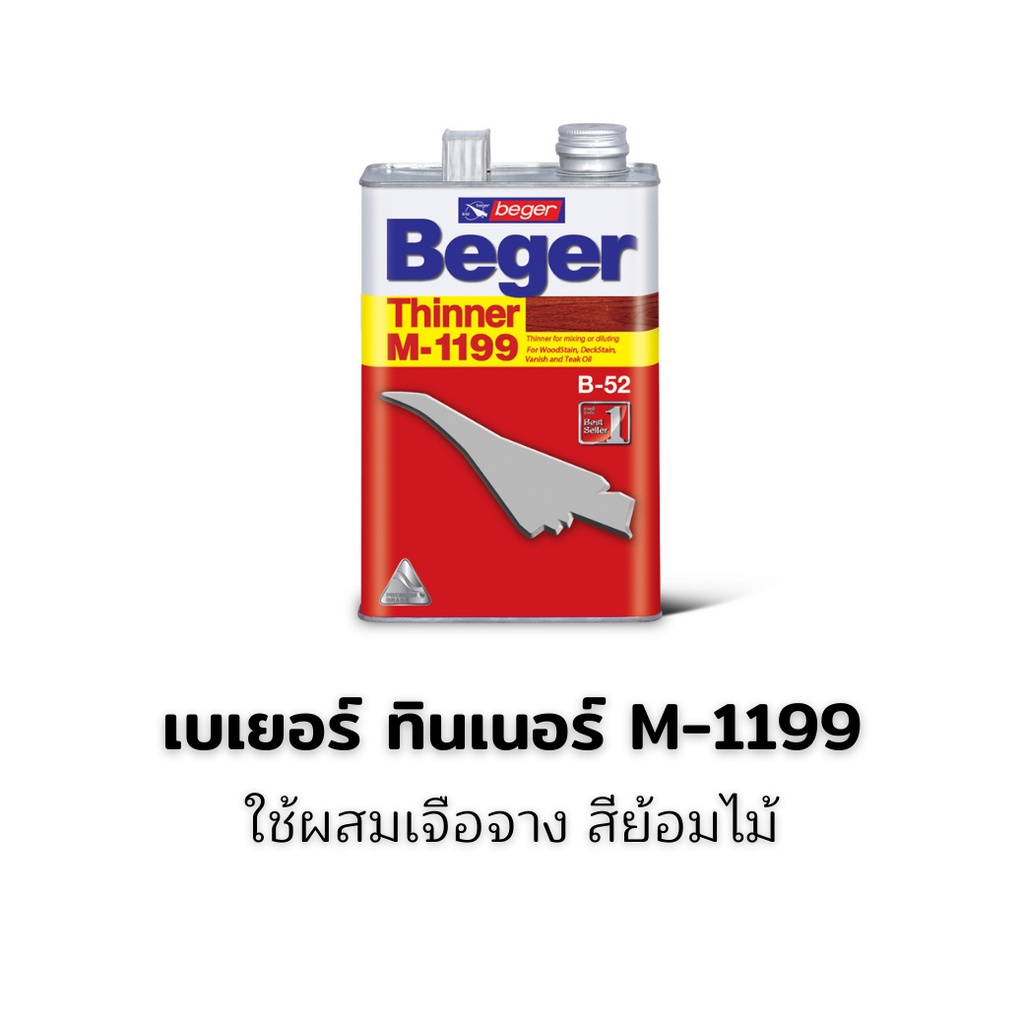 Beger WoodStain Glossสีย้อมไม้เบเยอร์ วูดสเตน สีโชว์ลายไม้ สีทาไม้แท้ ...
