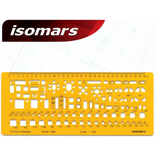 เพลท ดรออิ้ง 1:200 ISOMARS 1854 | Shopee Thailand