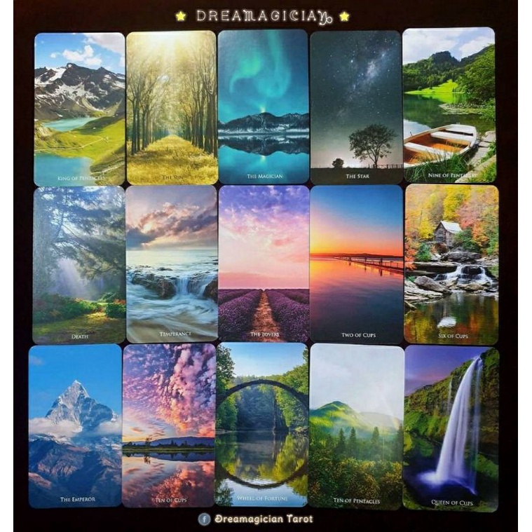 Naturescape Tarot ไพ่ยิปซีแท้ลดราคา ไพ่ยิปซี ไพ่ทาโร่ต์ ไพ่ออราเคิล Tarot Oracle Card Deck ...