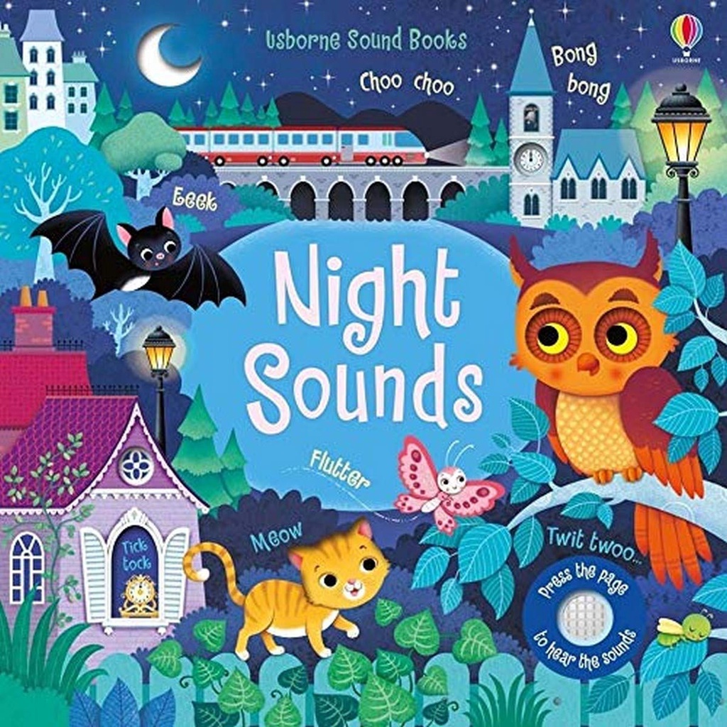 Usborne sound books Night Sounds หนังสือเด็ก ภาษาอังกฤษ บอร์ดบุ๊ค กด ...