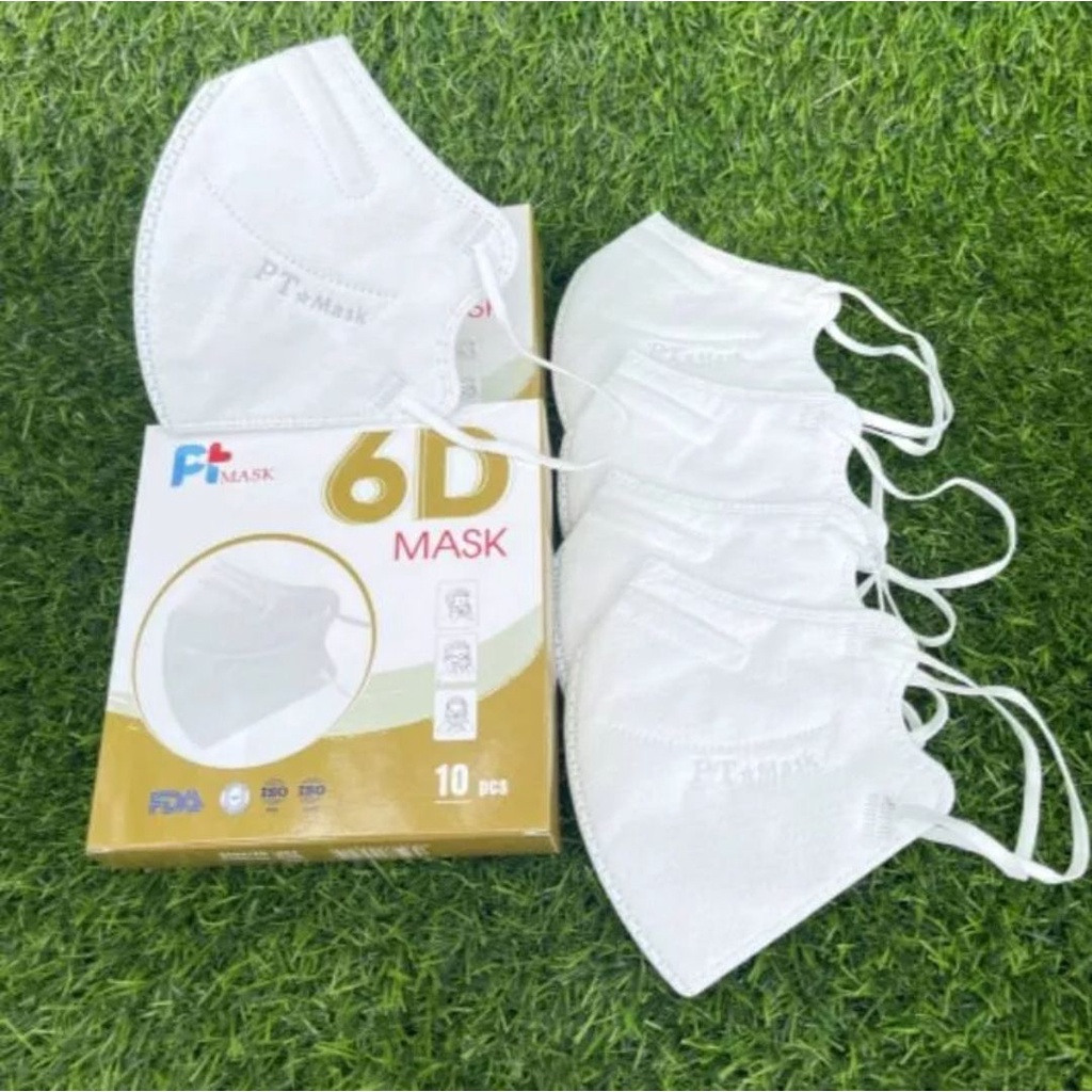6D Mask หน้ากากอนามัย หนา 6 ชั้น ห่อละ 10 ชิ้น มีสีให้เลือกทั้งหมด 11 ...