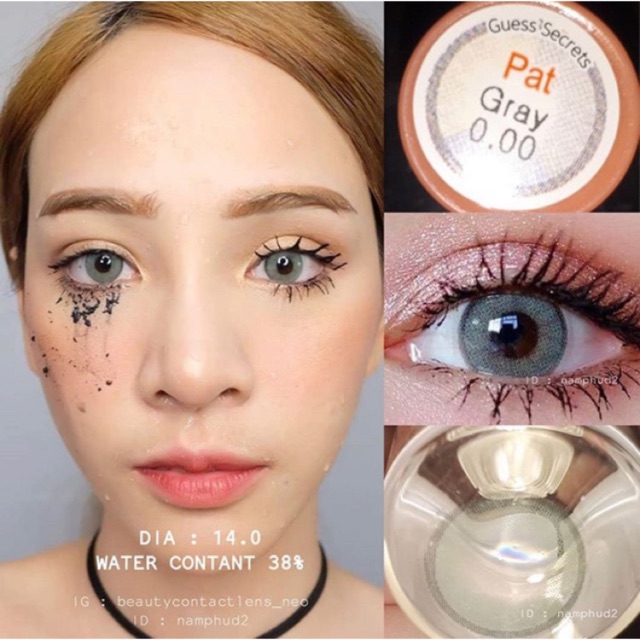 คอนแทคเลนส์รุ่น Pat gray (มินิ) | Shopee Thailand