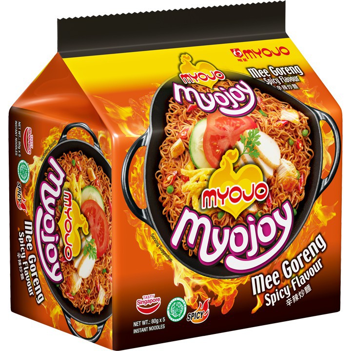 Myojo Mee Goreng Instant Noodles [HALAL] (2pack) | Shopee Thailand