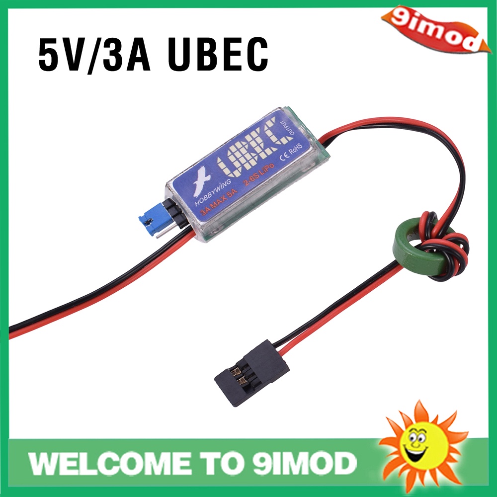 Ubec 3A โหมดสวิตช์ UBEC Max 5A 2-6S สวิตช์โหมด RF ต่ําสุด อะไหล่ของเล่น ...