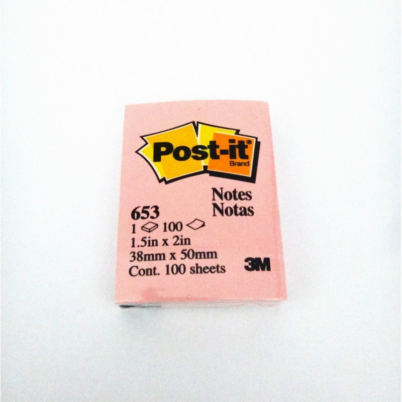 Taweemitr กระดาษโน๊ตมีกาว Post-It 653 ขนาด 1.5x2 นิ้ว | Shopee Thailand