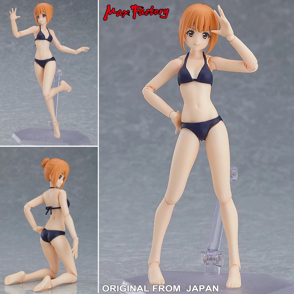 Model Figma งานแท้ Original ฟิกม่า ฟิกเกอร์ Max Factory Good Smile Company รุ่น Female Swimsuit ...