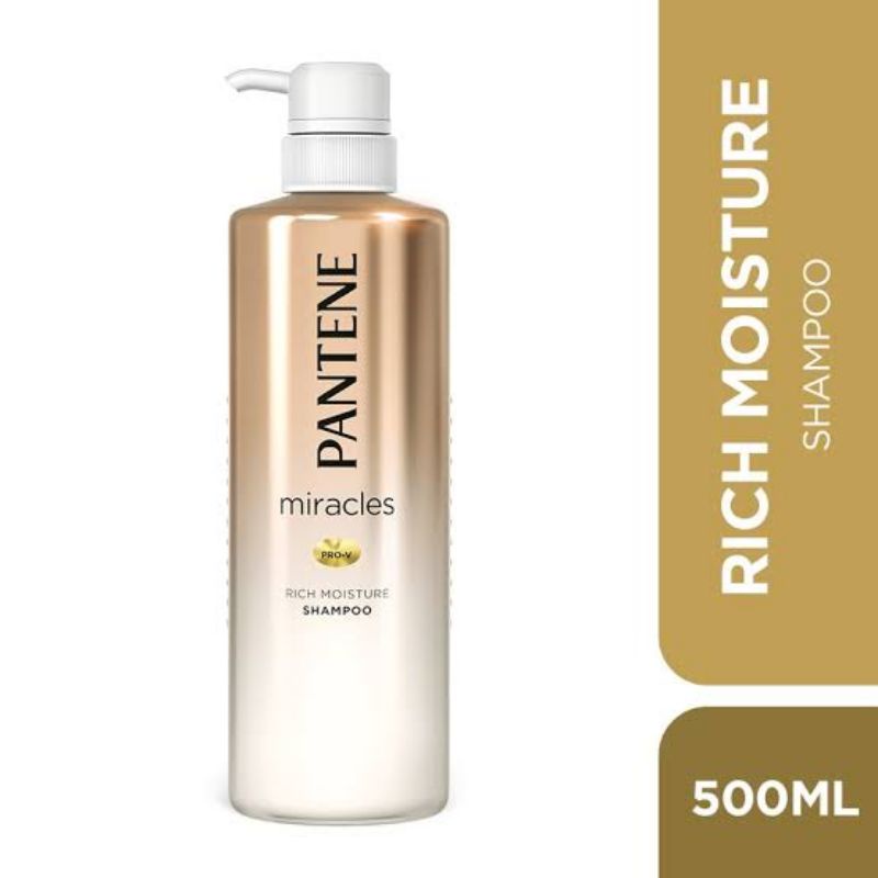500 ml แชมพูแพนทีน สูตรส่งออกญี่ปุ่น Pantene Pro-V Miracles Rich ...