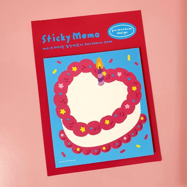 Pureureum design post-it (cake) | Shopee Thailand